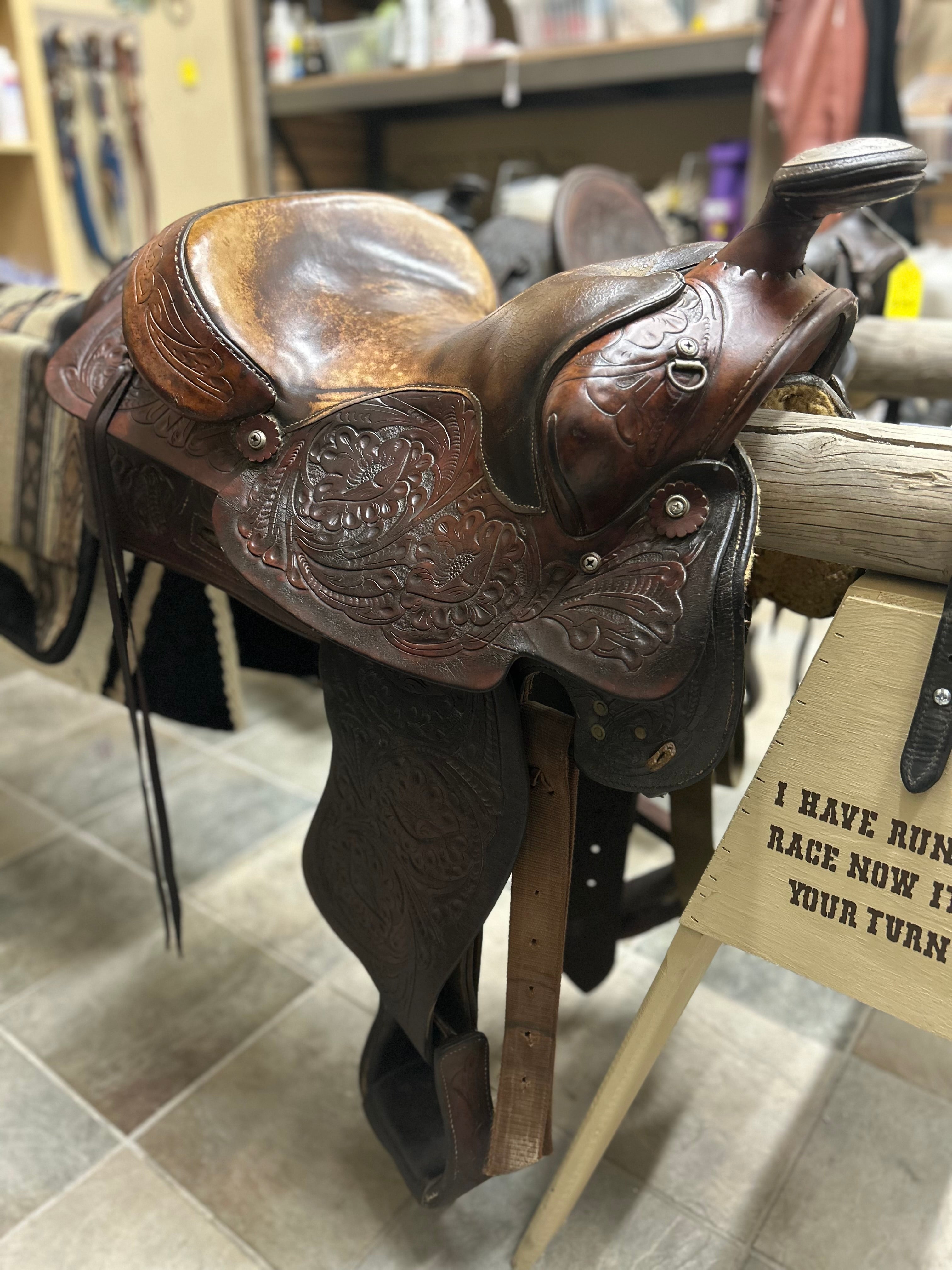 Simco Western Saddle 15” seat – The Community Corner SCV